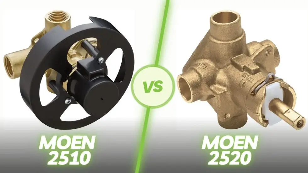 Moen 2510 vs 2520 Shower Valve | Comparison & Guide