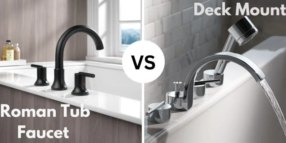Roman tub faucet vs deck mount: Everything you need to know before buying
